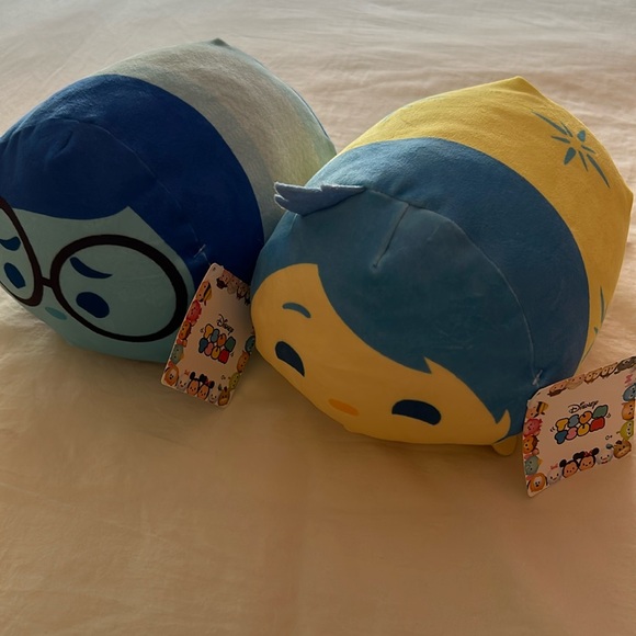 Toys | Nwt Inside Out Joy Sadness Tsum Tsum Plush Bundle | Poshmark
